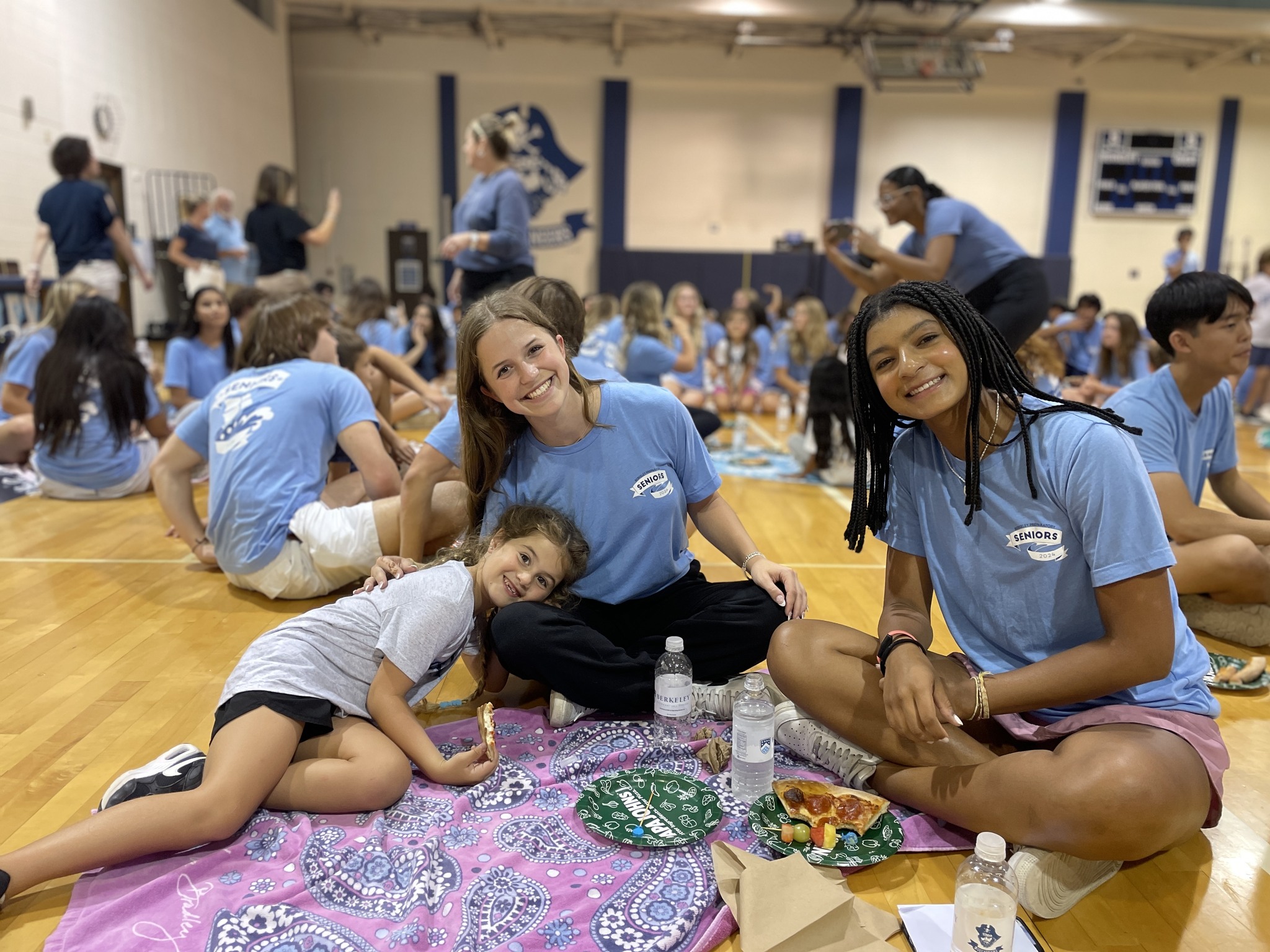 Senior and Kindergarten Buddies Enjoy a Picnic - Berkeley